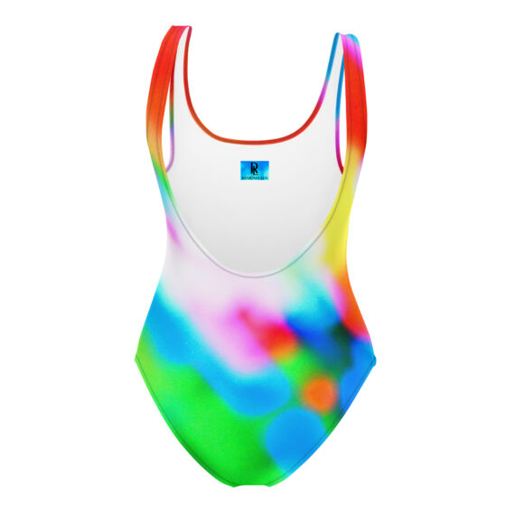 Lucid Rainbow One Piece Swimsuit By Randoma Lux Randoma Lux